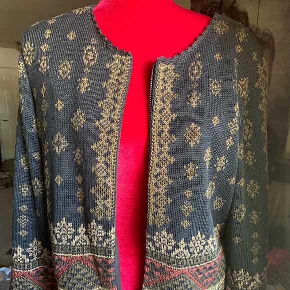 Peruvian Connection | Sweaters | Peruvian Connection Artistic Cardigan ...